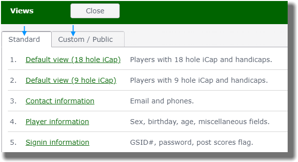 Handicap System iCap